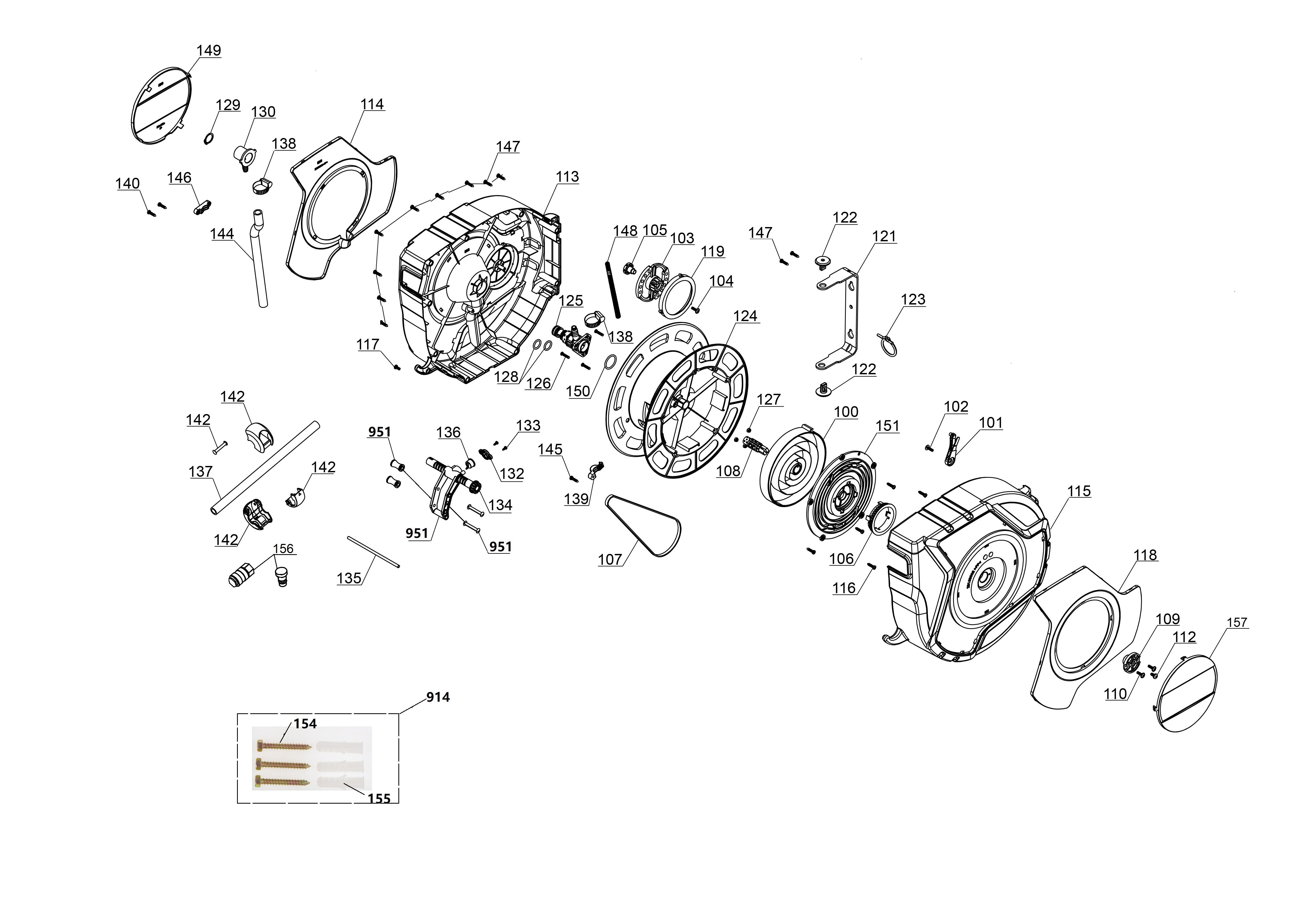 TC-PH 150 | Aut. Schlauchtrommel (Luft)