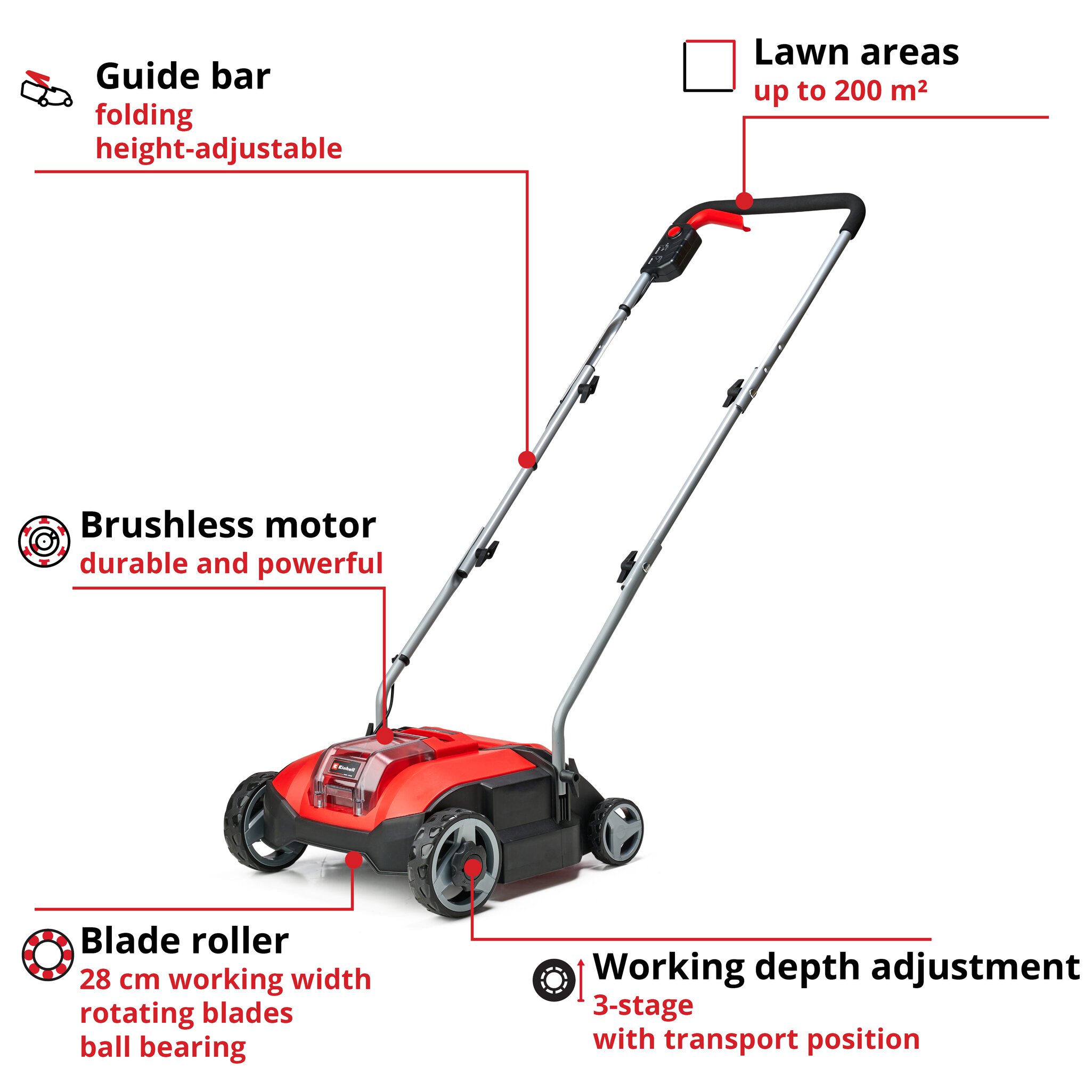 GC-SC 18/28 Li-Solo | Cordless Scarifier / Aerator