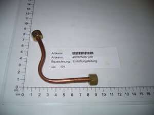 release pipe - Spareparts / Accessories - Einhell Service