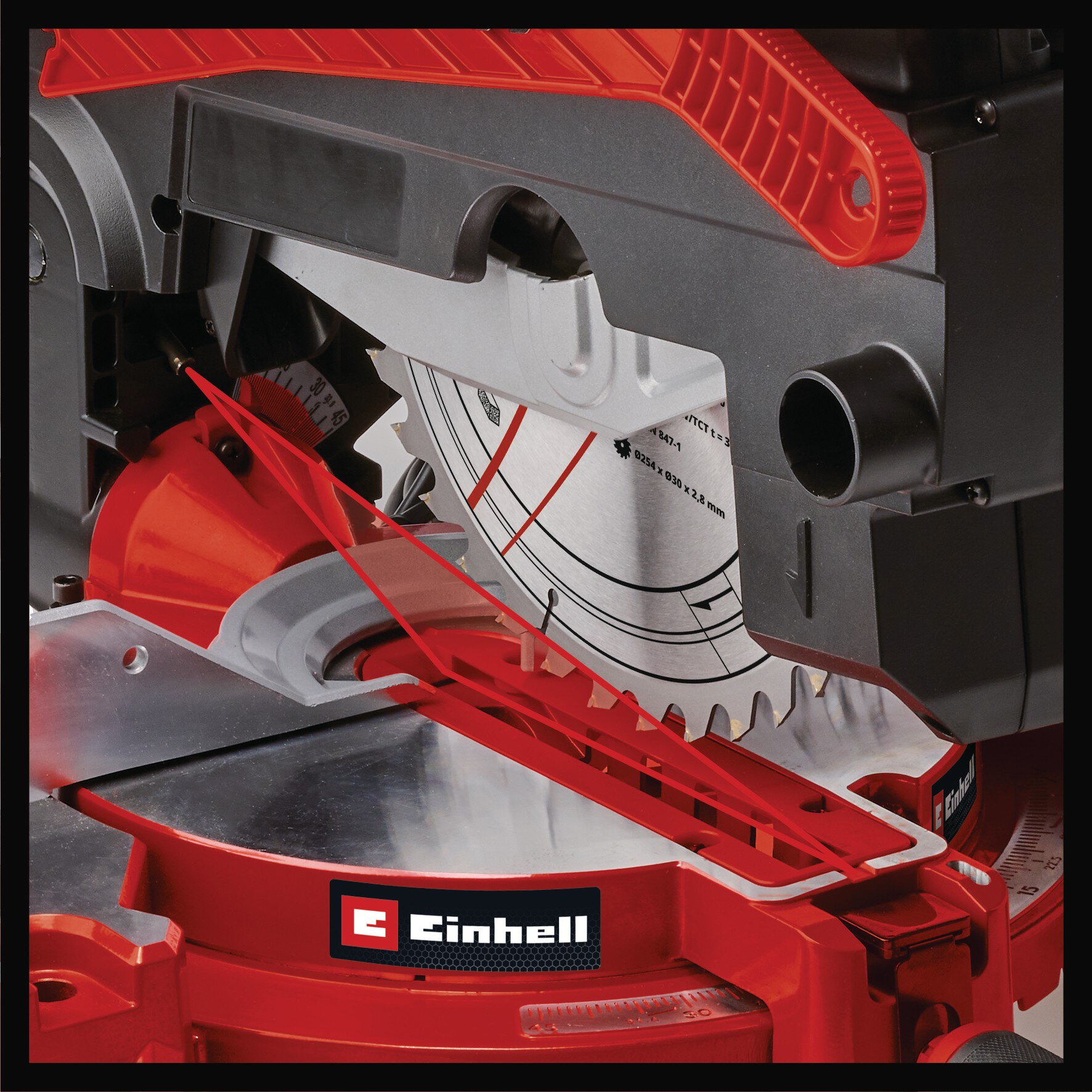 TE-MS 254 T | Mitre Saw with upper table