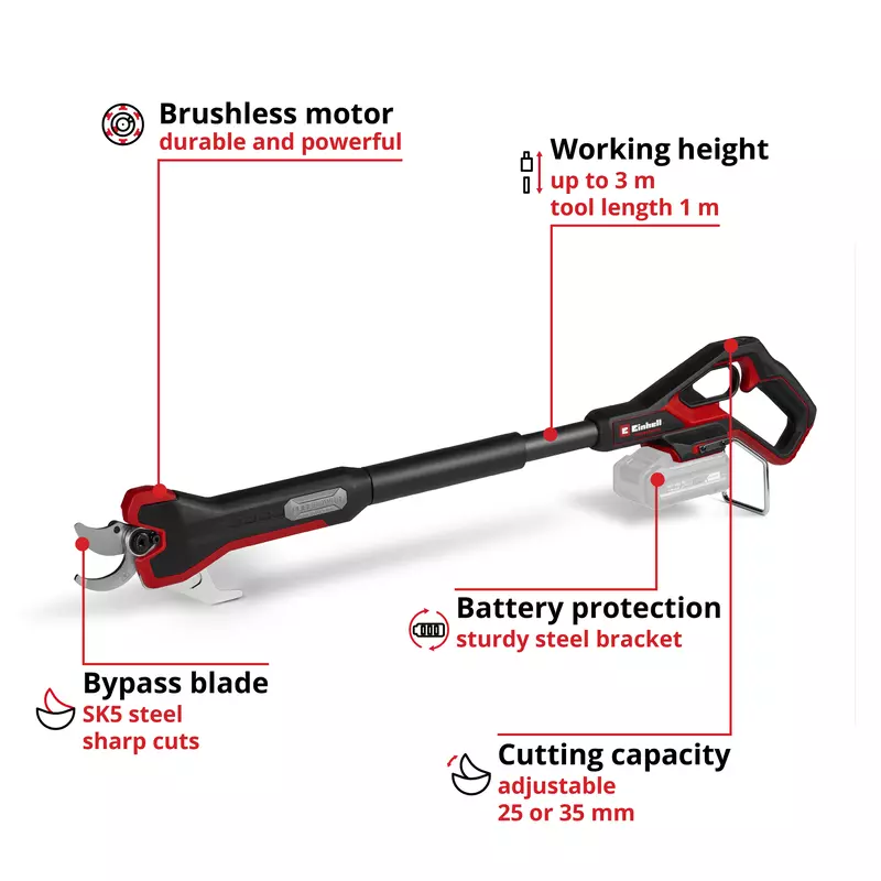Einhell Cordless Pruning Shears GP-LS 18/35 Li BL-Solo