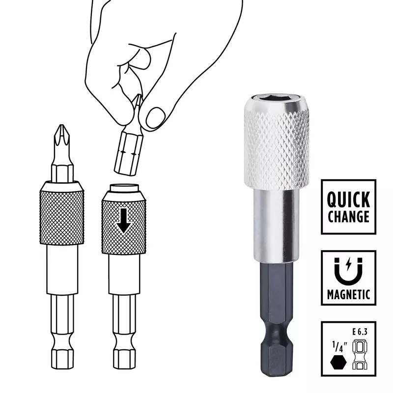 Einhell Setovi bitova L-CASE 37-pc. Bit and Ratchet Set