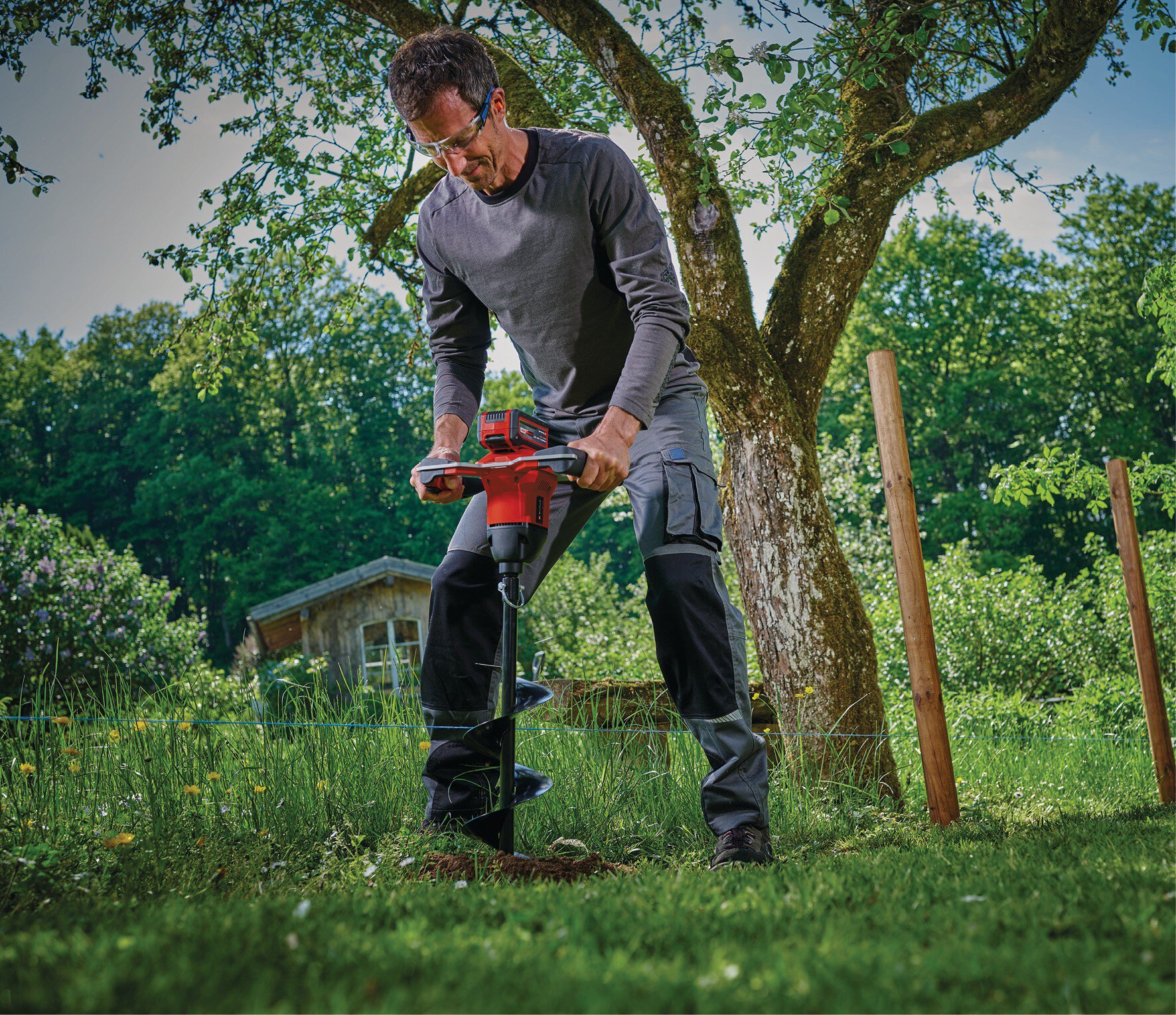 GP-EA 18/150 Li BL-Solo | Cordless Earth Auger