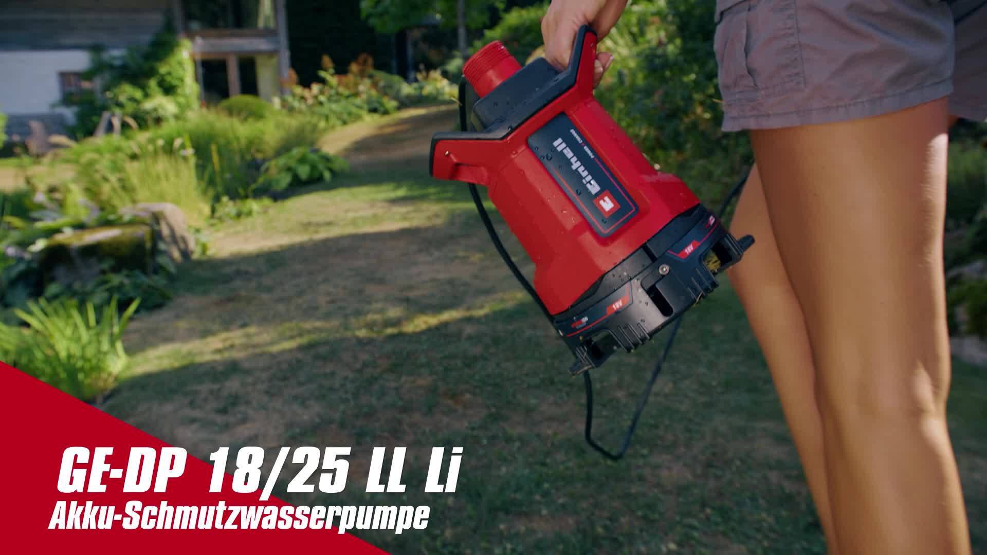 GE-DP 18/25 LL Li - Solo | Akku-Schmutzwasserpumpe
